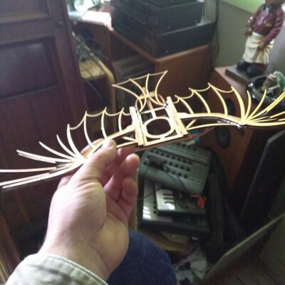 Leonardo Da Vinci Flying Machine Model Files svg , Dxf , Pdf and Ai ...