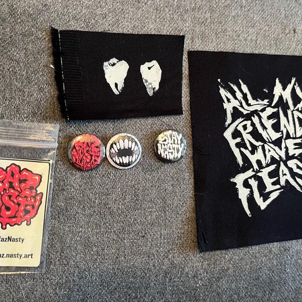 Anti Fascist Brass Knuckles Print Patch - Etsy