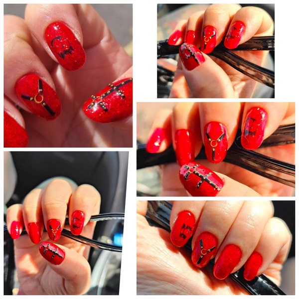 3D Star Sign Zodiac Nail Charm, Star Sign Nail Art Decorations, Alloy ...