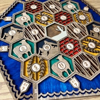 Catan-inspired Laser Template & Glowforge Files - Etsy Canada