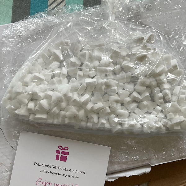 Mini Heart Mints Wedding Favours White Sweets - Etsy UK