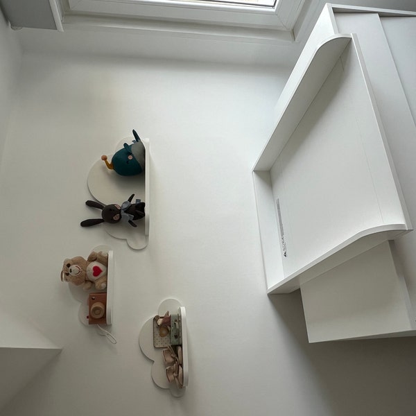 Bunny Shelf, Nursery Decor, Kids Room, Rabbit, Shelf for Baby, Wall ...