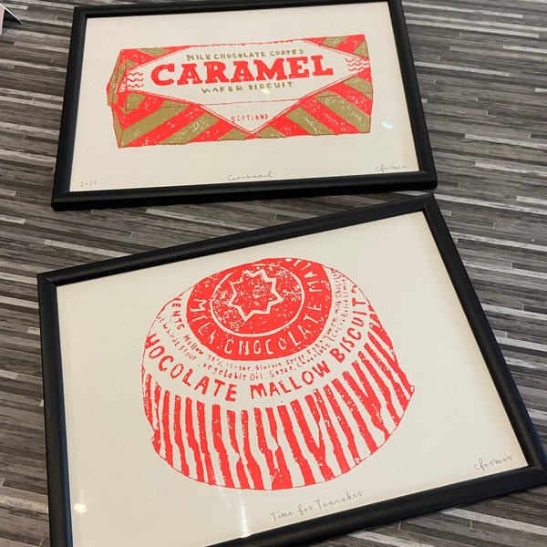 A4 Tunnocks Teacake Screen Print - Time for Teacakes - Etsy UK