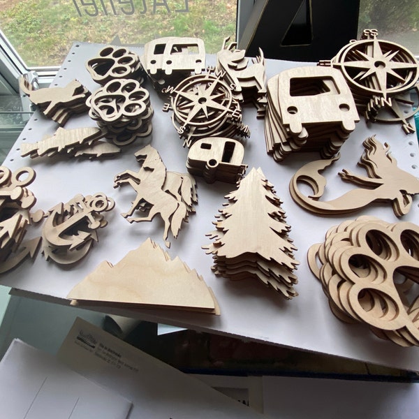 Pine Tree - Laser Cut Unfinished Wood Cutout Shapes - Always Check ...