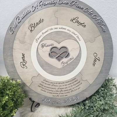 Unity Wedding Puzzle, Blended Family, Unity Alternative, Wedding ...