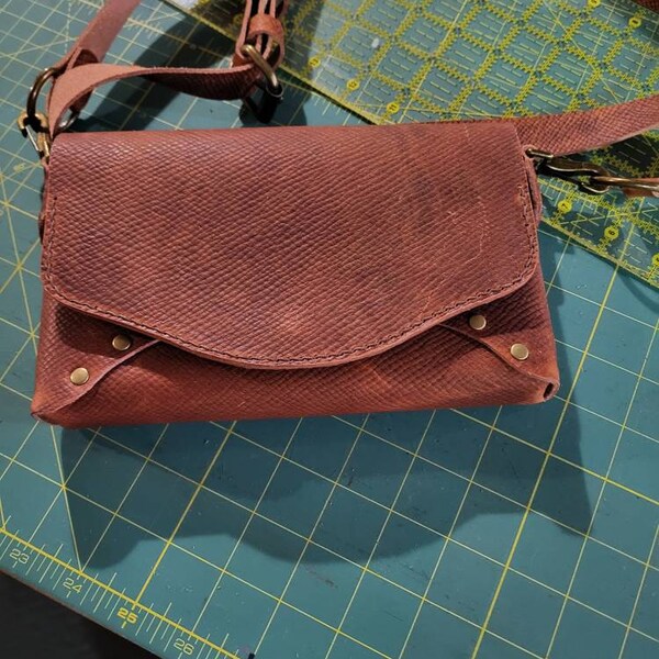 Leather Origami Bag PDF Pattern, Leather Origami Shoulder Bag, Leather ...