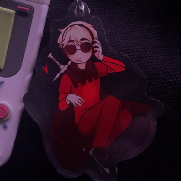 The Striders | Homestuck Acrylic Keychain Charms (dave & Dirk Strider ...