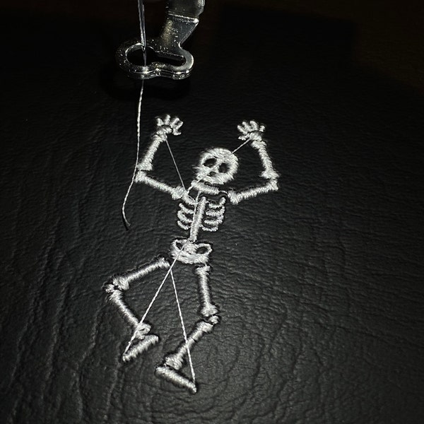 Skeleton Embroidery Design. Mini Design. Halloween Skeleton Design ...