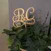 L Cake Topper, Wedding Cake Topper, Cake Toppers for Wedding, Rustic ...