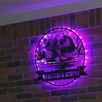 Puerto Rico Taino Sun Sol God Symbol Metal Wall Art LED Light Made in ...