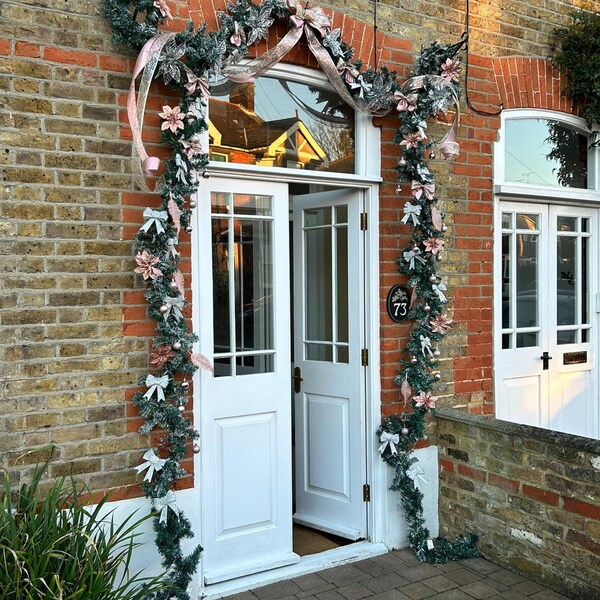 Champagne/rose Gold Tree Topper for 6 Foot Tree With Full Length ...