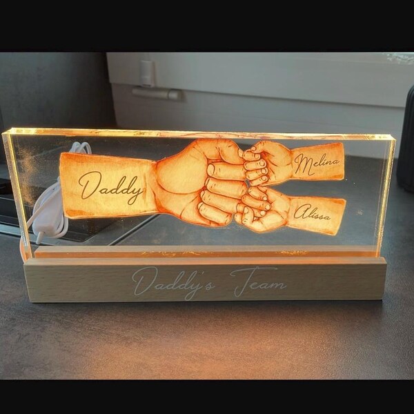 Pumpkins Personalized Acrylic Block LED Light, Fall Season Decor ...