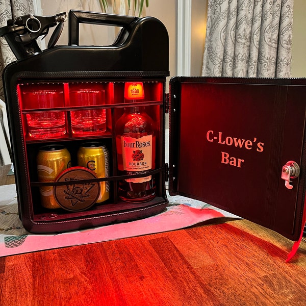 Personalized Jerry Can Mini Bar 10L for Present, Custom Original Gift ...