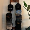 Custom Cap Rack for 20 Caps, Hat Rack, Carved Cap Rack, Personalize Cap ...