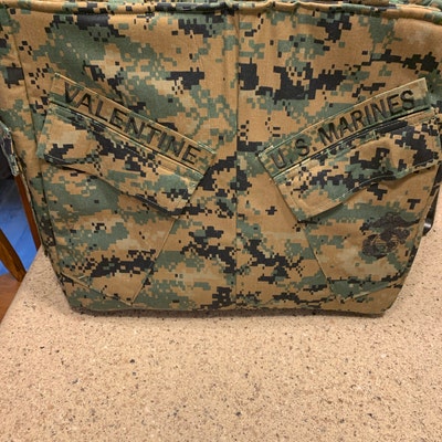 USMC Dress Blues Tote Bag, Made by USMC Official Hobbyist 23078 - Etsy