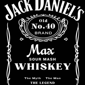 Personalized Printable Bacardi Rum Bottle Label Canva Template Own Name ...