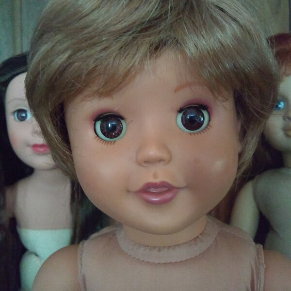 Vintage matthew Doll Wig by Imsco World of Dolls Size 7-8 8-9,9-10 2 ...