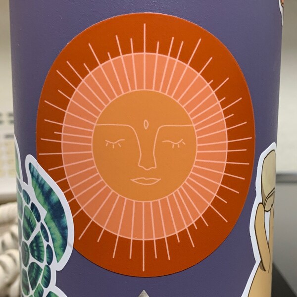 Sticker Body Love Design Vinyl Sticker for Water Bottles and More ...