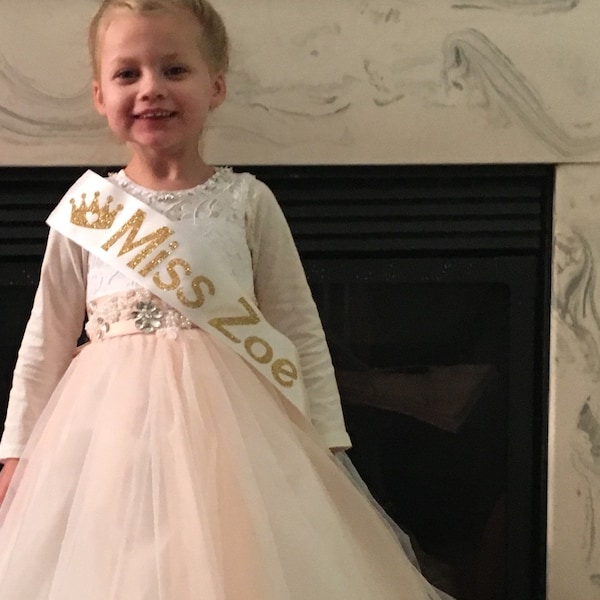 Princess- Birthday Princess - Disney Birthday Sash- Toddler Birthday ...