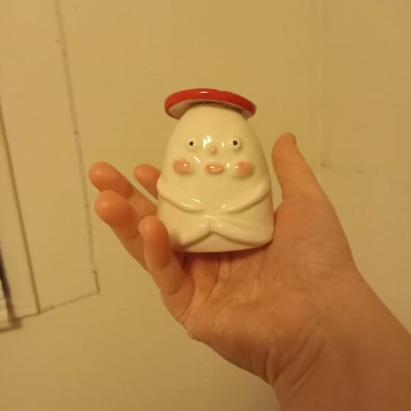 Weird Clown Mushroom, Ceramic Mushroom, Quirky Clown, Unique Decoration ...