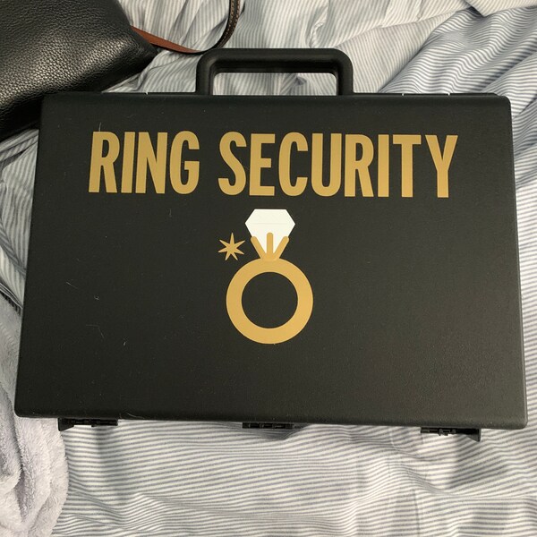 Ring Security Briefcase, Ring Bearer Briefcase, Ring Security Case ...
