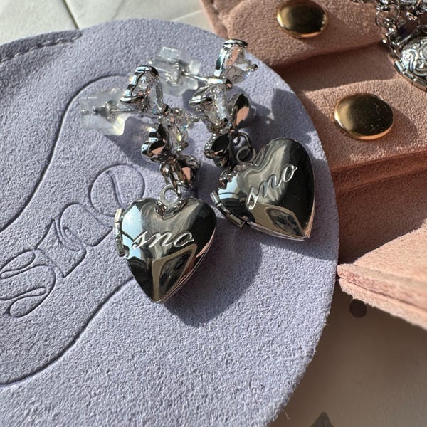 925 Coquette Locket Bracelet 925 Sterling Silver Double Layer Ballet ...