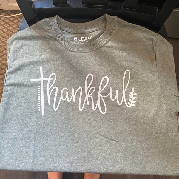 Thankful SVG, Thankful With Cross SVG, Thanksgiving SVG, Fall Svg, Eps ...