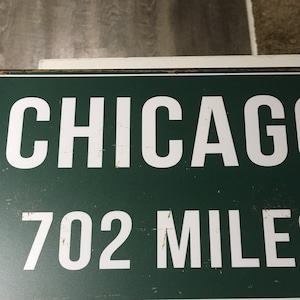 PERSONALIZED MILES SIGN, Distance Sign, Miles Signs, Green Miles Sign ...