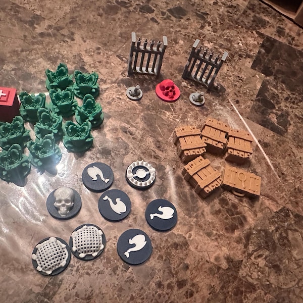 Terrorscape: Upgraded Base Game Components Board Game Accessories Board ...