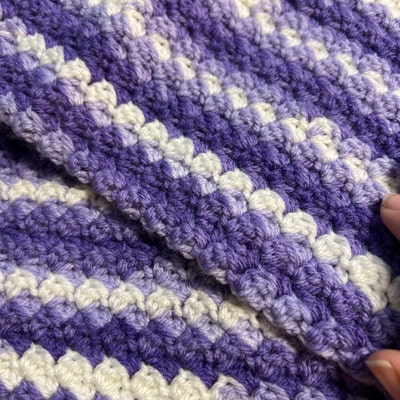 One Skein Baby Blanket Crochet Pattern PDF Download - Etsy