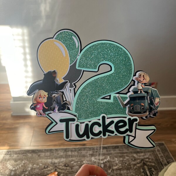 Trash Truck Cake Topper - Etsy