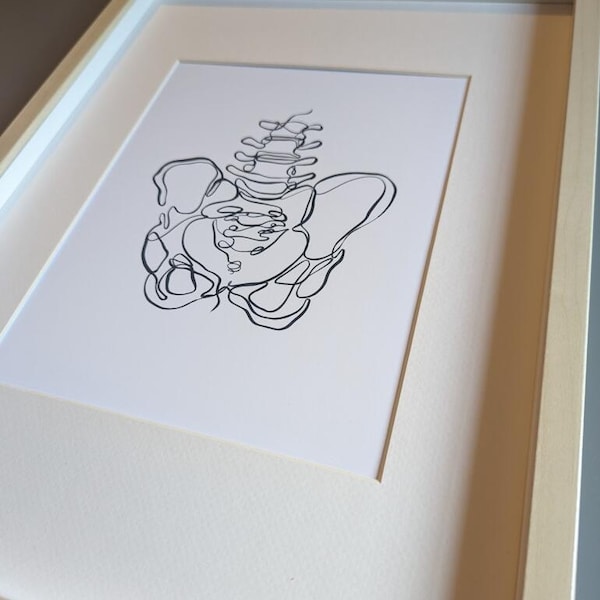 20 Human Skeleton Drawings, Medical Wall Art Set, Printable Abstract ...