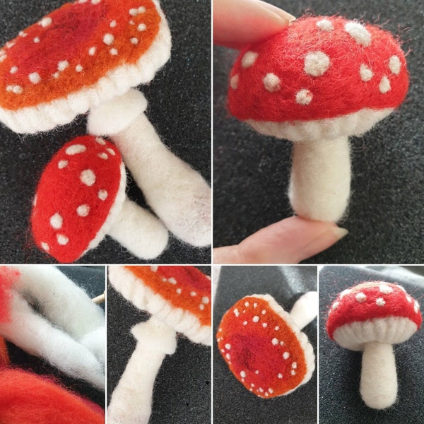 Toadstools TUTORIAL by the Lady Moth - Video Instructions for Two ...