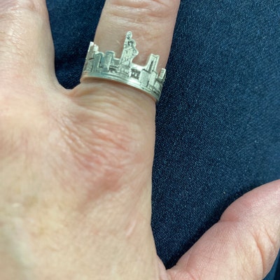 Custom City Ring Cityscape Ring Travel Ring Skyline Ring Statement Ring ...