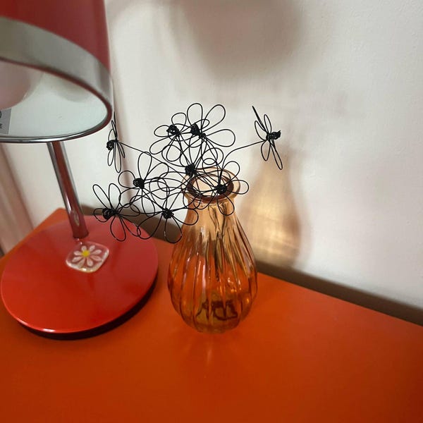 Handcrafted Single Stem Wire Chrysanthemum Flower-mother’s Day ...