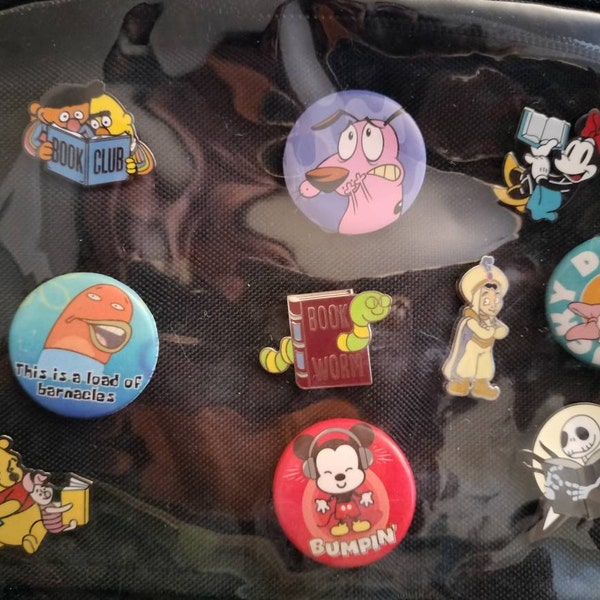 Pin Belt Bag - Ita Bag, Pin Display Bag, Clear Pocket Display Bag, Pin ...