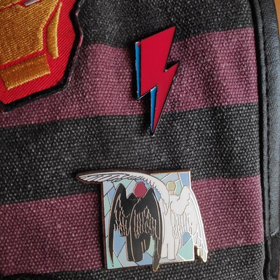 Angel and Demon Hard Enamel Lapel Pin Badge - Etsy