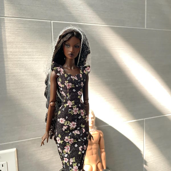 Fishbone Tulle Strapless Fur Gown for Fashion Royalty, Nu Face, Poppy ...