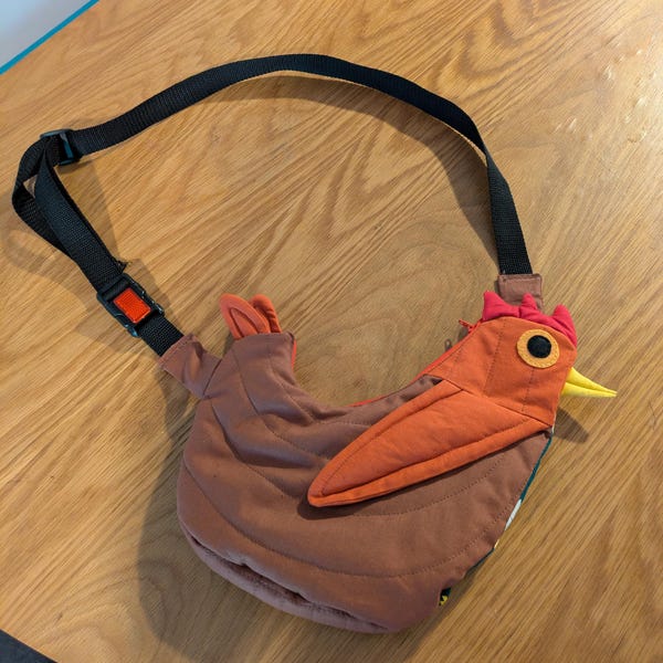 Bird Bag PDF Sewing Pattern - Fly Away Crossbody (chicken, Duck ...
