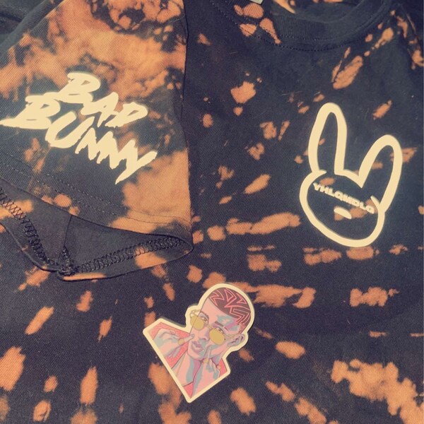 Bad Bunny Reflective Bleached Shirt, Fast Shipping, Un Verano Sin Ti ...