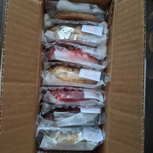 Build Your Own 6 Cookie Box - Large Bakery Style Cookies - Dessert ...