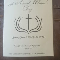 CANVA Church Bulletin Template | Canva Program | General Sunday Worship ...