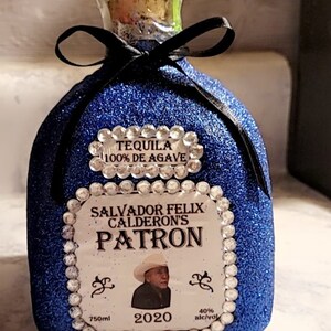 Custom Patron Label Liquor Label Birthday Bottle Labels - Etsy