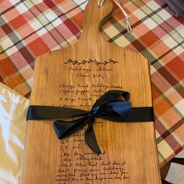 Add-on Items for Engraved Cutting Boards: Display Stand, Premium Gift ...
