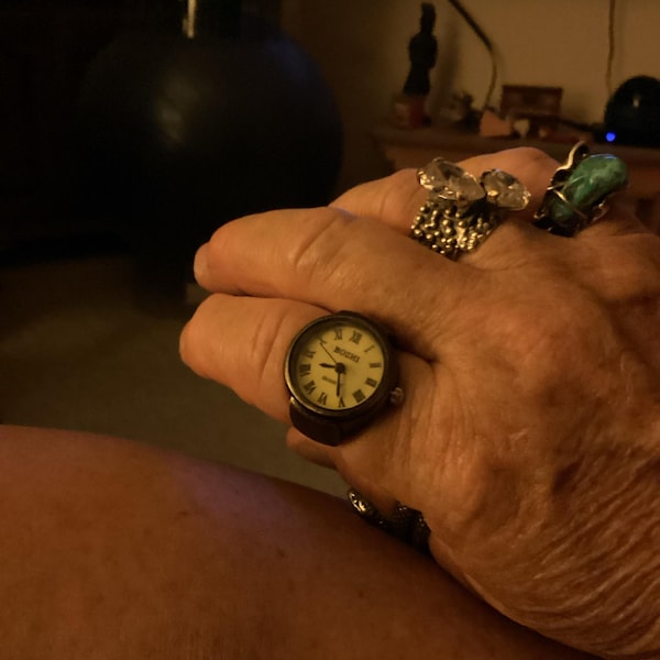 Y2K Vintage Watch Ring Functional Unique Clock Mini Watch Girlfriend ...