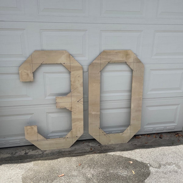 4ft Build Marquee Letters (A-Z & 0-9) DIY Wood Working Plans Digital ...