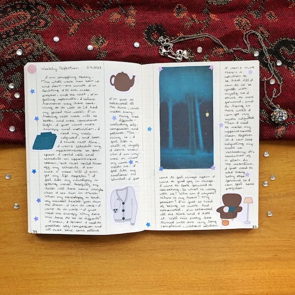 100 Tiny Holographic Star Vinyl Stickers | .2 in Stars Planner Stickers ...