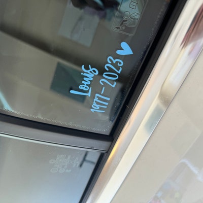 Custom Car Decals With Custom Font, Symbols, and Vinyl Color, Custom ...