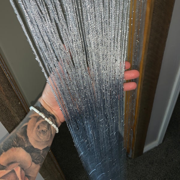 Window Curtain, Thread Curtain, Room Divider, Sheer Curtains, Door ...