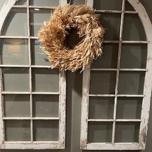 Corn Shuck Wreath Fall Corn Shuck Wreath Farmhouse Wreath - Etsy